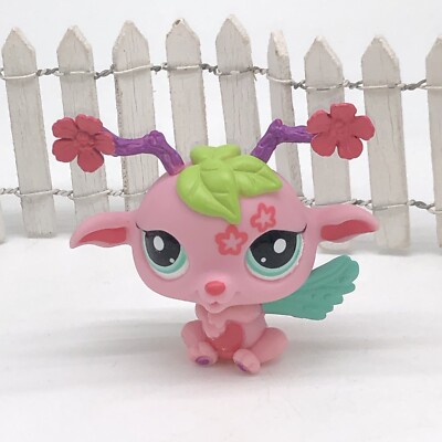 Littlest Pet Shop #2676 Pink Fairy Flowers Authentic Lps Toy | eBay