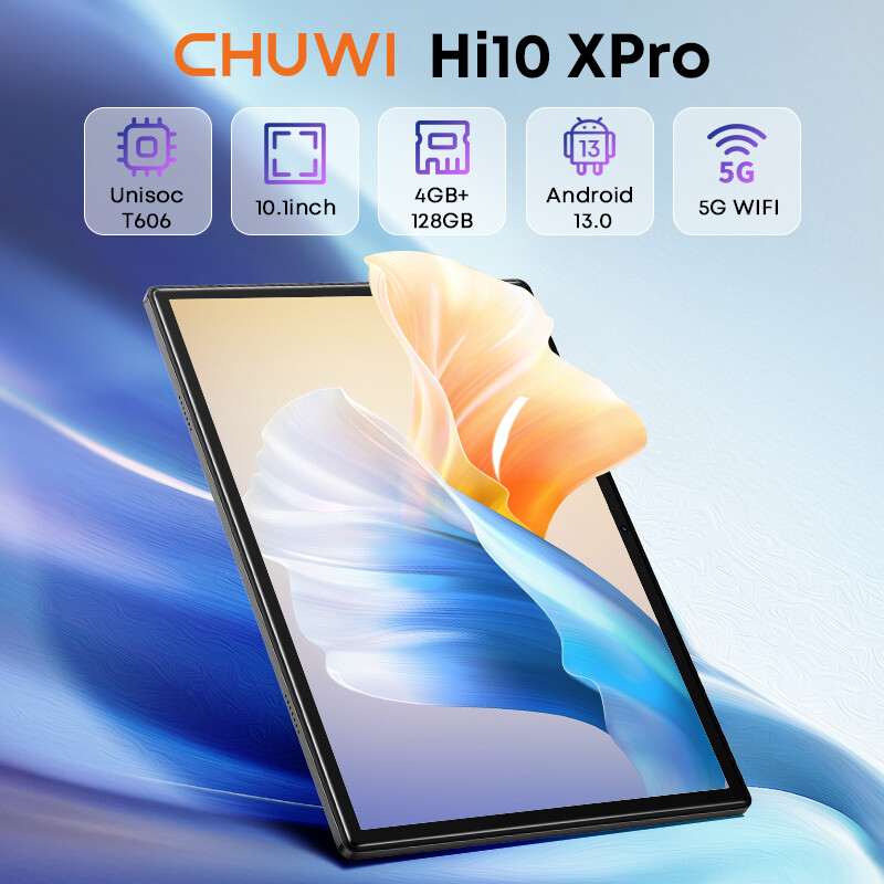 CHUWI 10.1 inch Android 13 Tablet PC 4GB 128GB Quad-Core HD Camera Wi ...