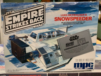 Vintage MPC Ertl Star Wars TESB Luke's Snowspeeder #8914 Model Kit ...