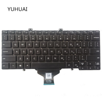 100% NEW Laptop Keyboard For Dell Latitude 3400 5400 7400 7410 5401 Non ...