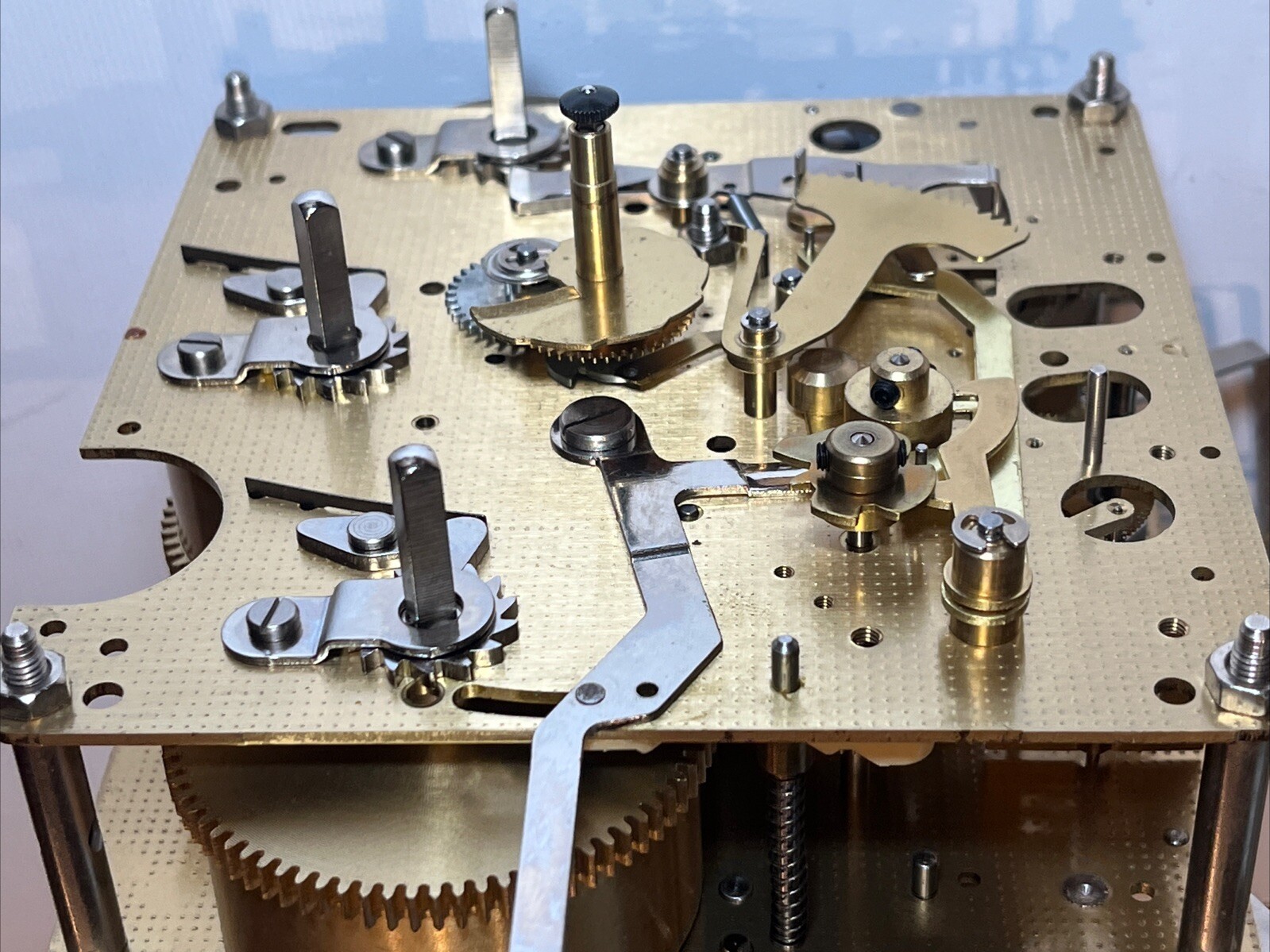 NOS Hermle Reguladora 1451-050 43cm Triple Chime Clock Movement FOR ...