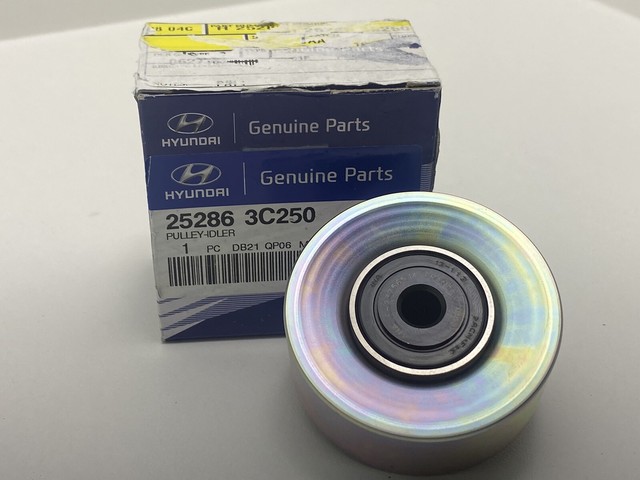 Genuine OEM Accessory Drive Belt Idler Pulley for Hyundai 252863C250 ...