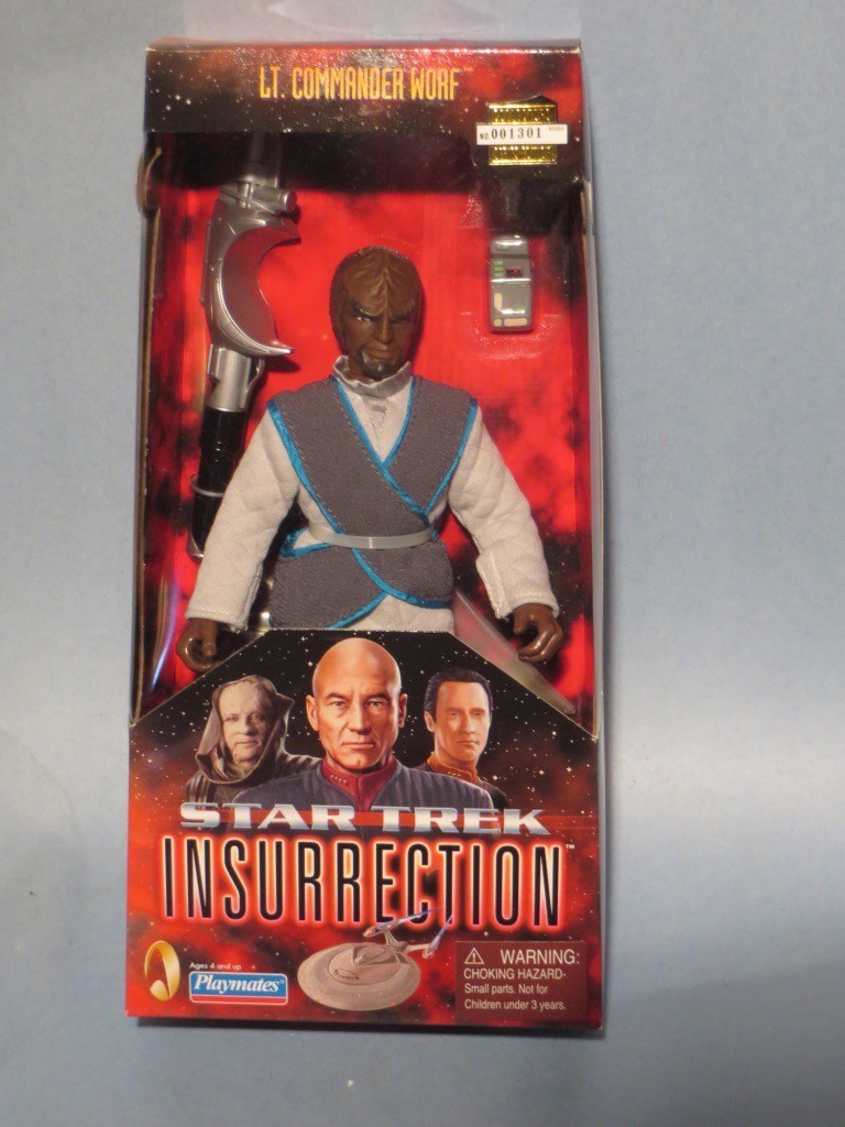 STAR TREK INSURRECTION WORF 9” DELUXE ACTION FIGURE! NM! | eBay