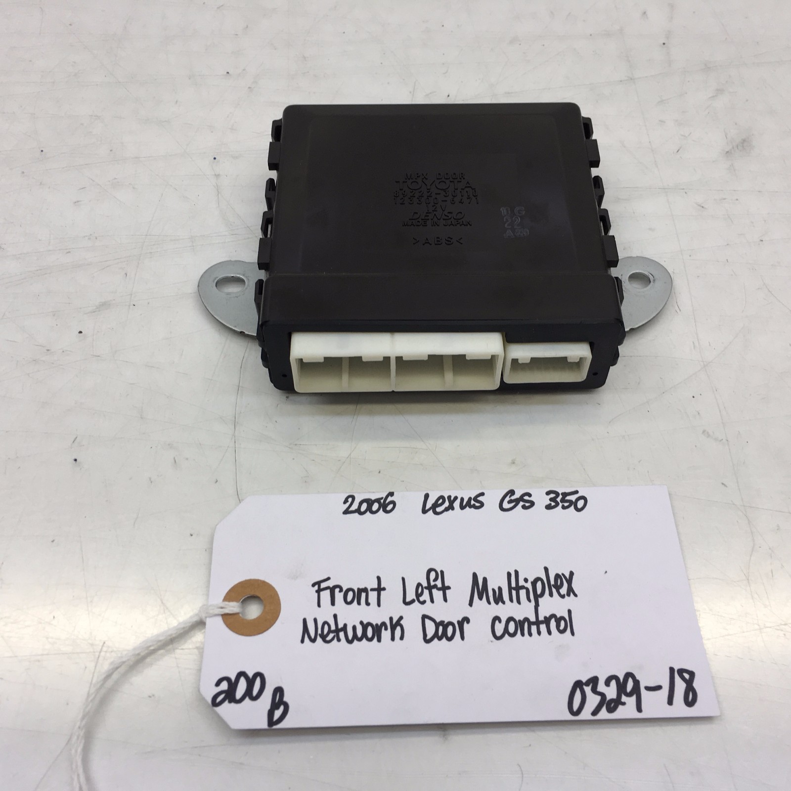 06-11 LEXUS GS300 FRONT LEFT DRIVER SIDE DOOR MULTIPLEX MPX 89222-30110 ...