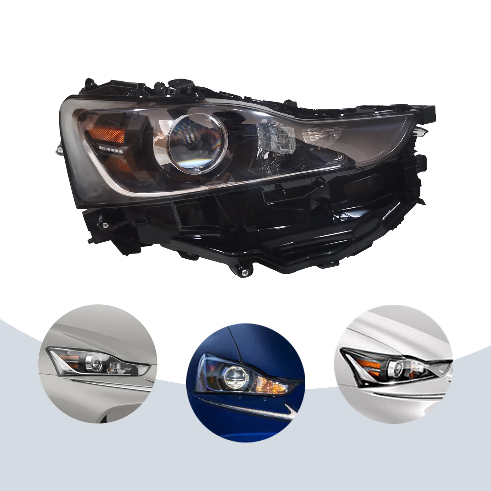 Right Passenger Side LED Headlight 8114553810 For 2017-2020 Lexus IS300 ...