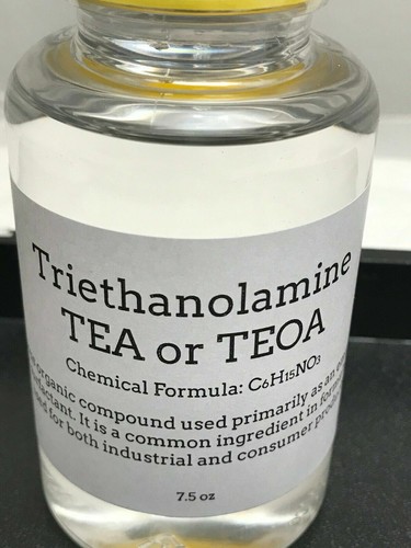 TRIETHANOLAMINE (TEA or TEOA) - 99% Pure - 7.5 oz bottle wholesale gel ...