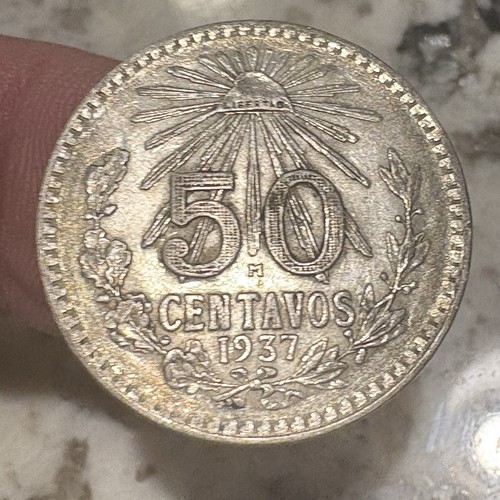 1937 Mexico Estados Unidos Mexicanos 50 Centavos KM# 447 Silver Coin | eBay