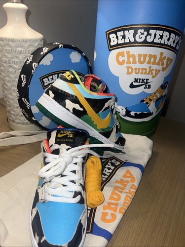 Size 4.5 - Nike Ben & Jerry's x Dunk SB Special Ice Cream Box Low ...