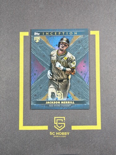 2024 Topps Inception Rookie Black X SSP Case Hit Jackson Merrill FCJS ...