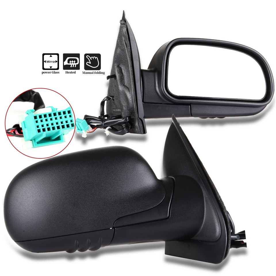 For Trailblazer Envoy Bravada Rainier Ascender L+R Side Power Mirrors ...