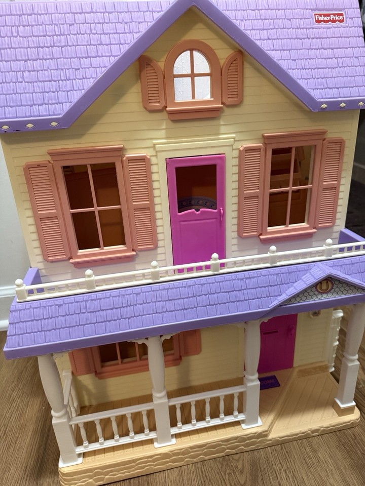 Fisher Price Loving Family Horse Ranch Stable Barn Dollhouse Rare 90’s ...