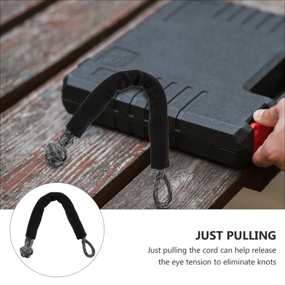 Rope Shackle Shackles for Towing Synthetic Winch Cable Hook Connector ...