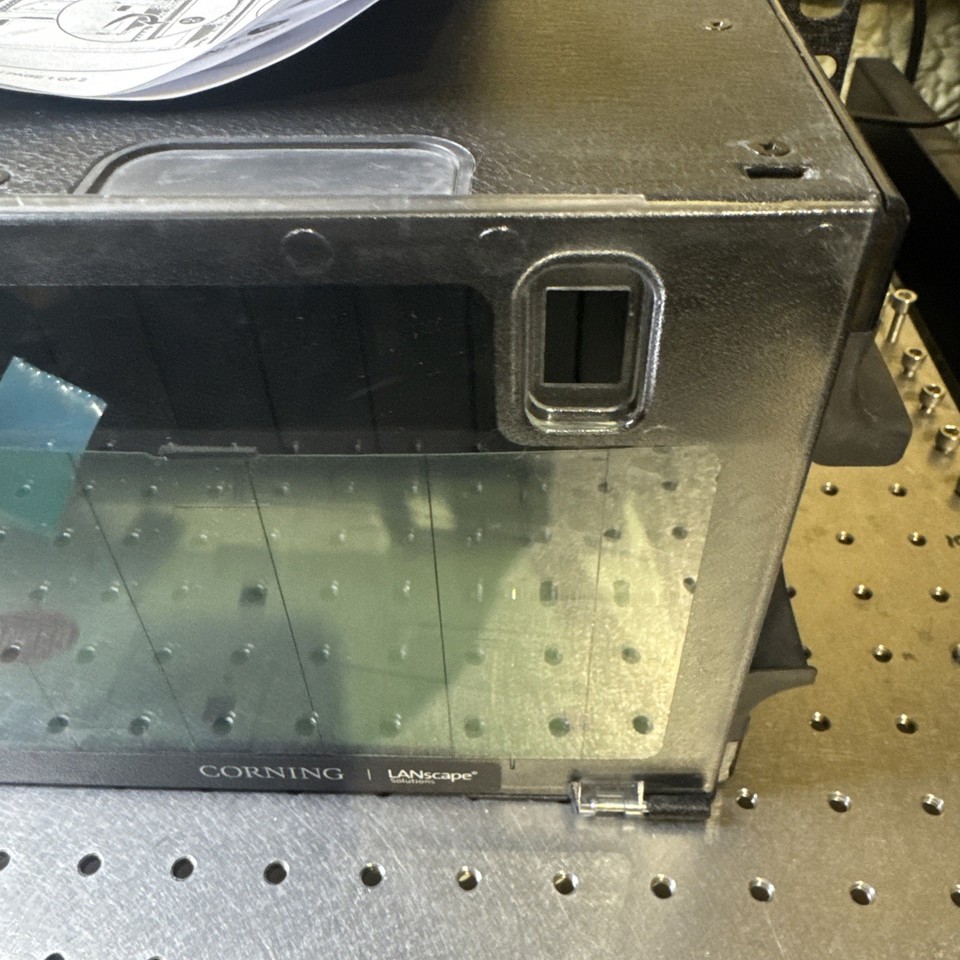 Corning CCH-04U Fiber Distribution Panel 4RU 12 Position Empty | eBay