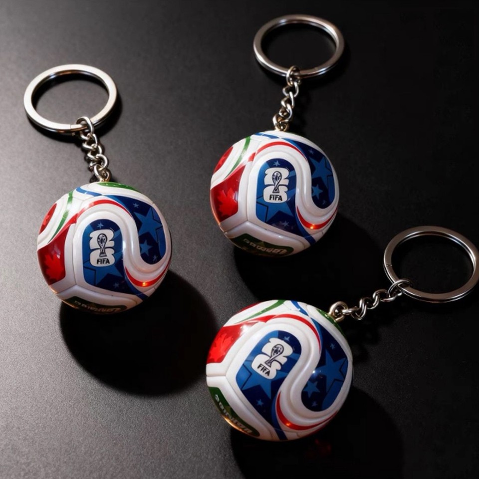 2026 FIFA World Cup Keychain Mini football Pendant keyrings Souvenir ...