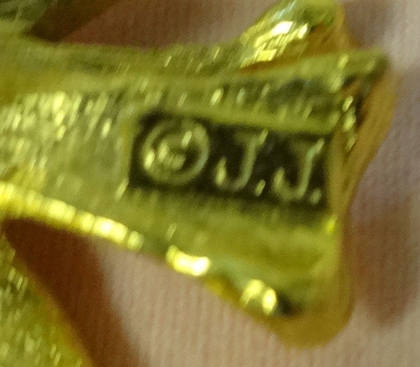 Vintage Signed JJ Rhinestone Blue Read White Christmas Tree Brooch Pin ...