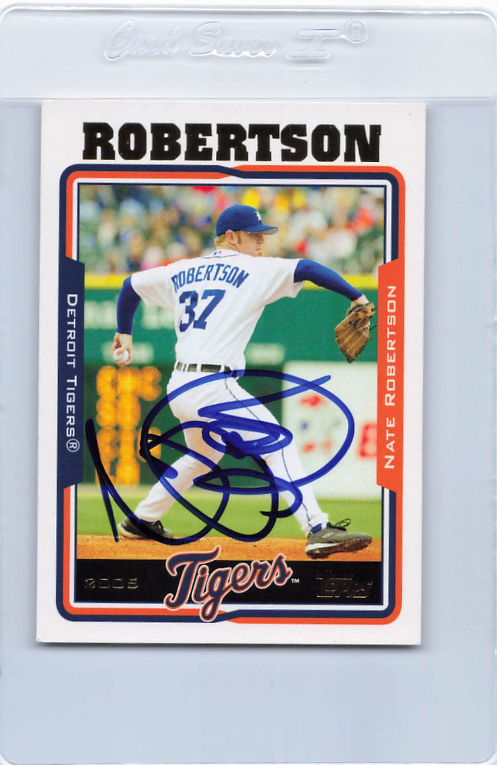 2005 Topps #83 Nate Robertson Tigers Signed Auto *H7749 | eBay