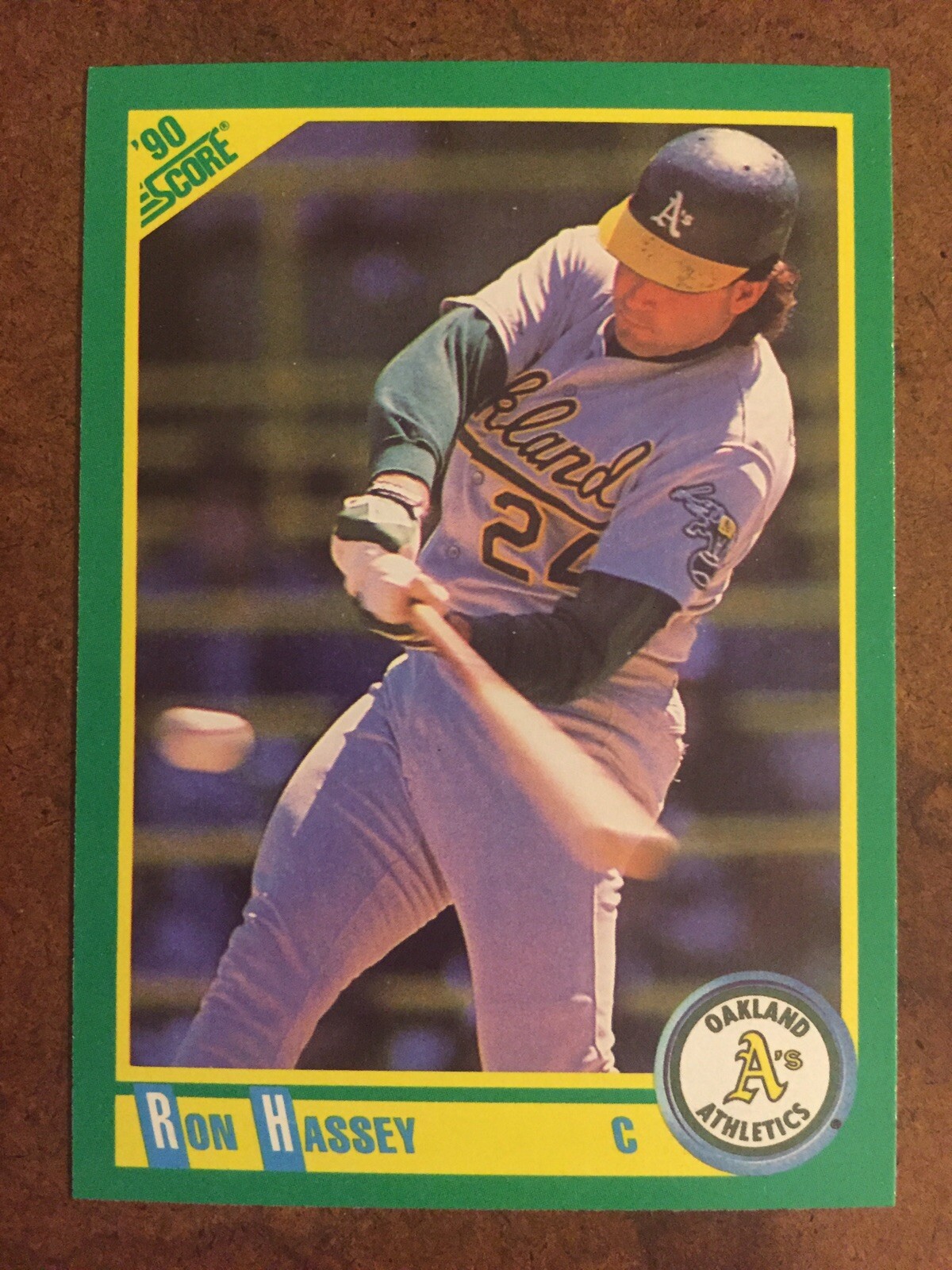 Ron Hassey 168 Score 1990 MLB Baseball Trading Card | eBay