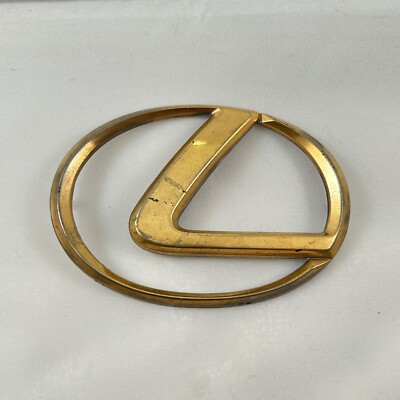 1992-96 GOLD PLATE LEXUS ES300 REAR EMBLEM LOGO BADGE OEM - PN# 8346 | eBay