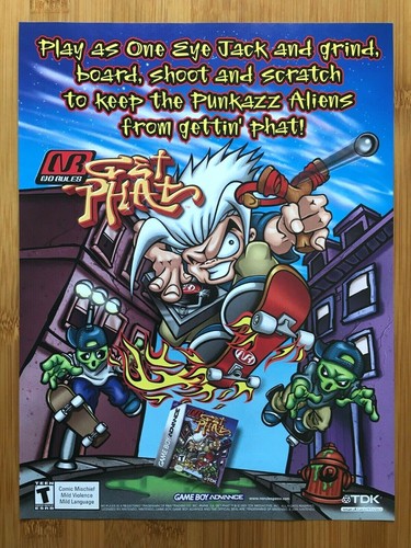 Get Phat GBA Nintendo Game Boy Advance 2001 Print Ad/Poster Official ...