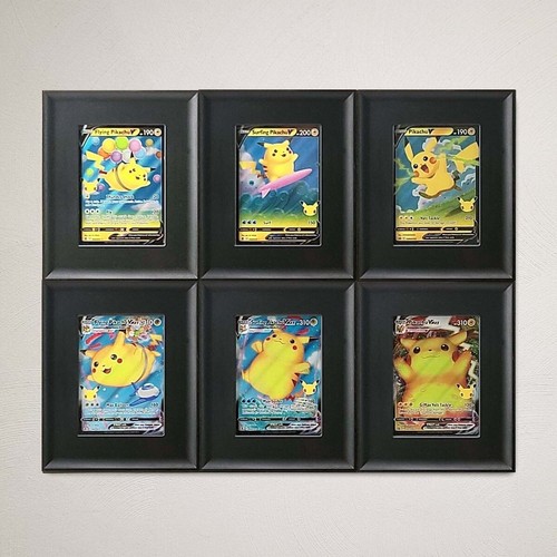 1 Pack 6 BCW Wall Mountable Interlocking Trading Card Display Frames ...