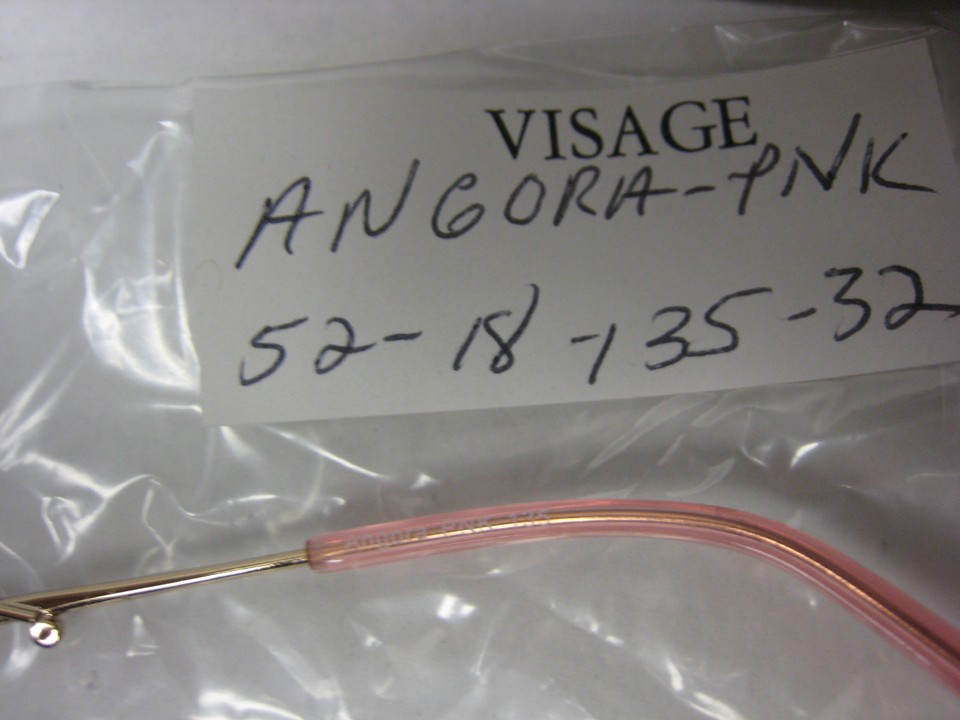 VISAGE Eyeglass Frames ANGORA in PINK 52-18-135 | eBay