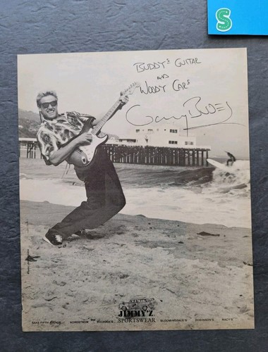 Gary Busey Jimmy ' Z Sportswear Promo Print Advertisement Vintage 1987 ...