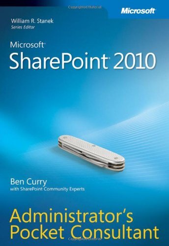 Microsoft SharePoint 2010 Administrator's Pocket Consultant,Ben 9780735627222 | eBay