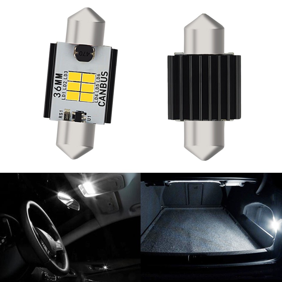 AUX 31MM/36MM/41MM LED Interior Dome Ceiling Read Light Bulb for Honda ...