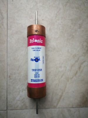 Ferraz Shawmut Tri-onic Smart Spot TRS125R Fuse Dual Element Time Delay ...