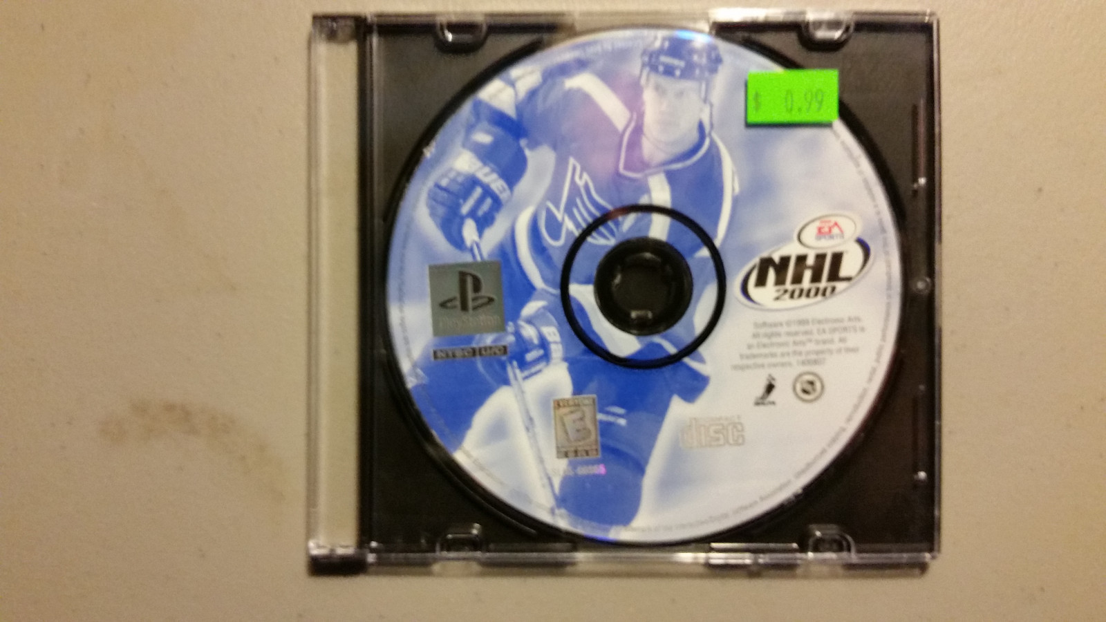 NHL 2001 E PlayStation For PlayStation 1 PS1 disc only in jewel case ...