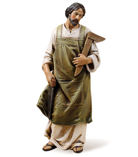 St. Joseph Statue The WoodWorker Figure Religious WorkBench Decor ...