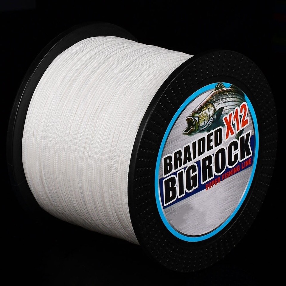 12 Strands PE Braided Fishing Line 100m 500m 1000m Multifilament Superb ...