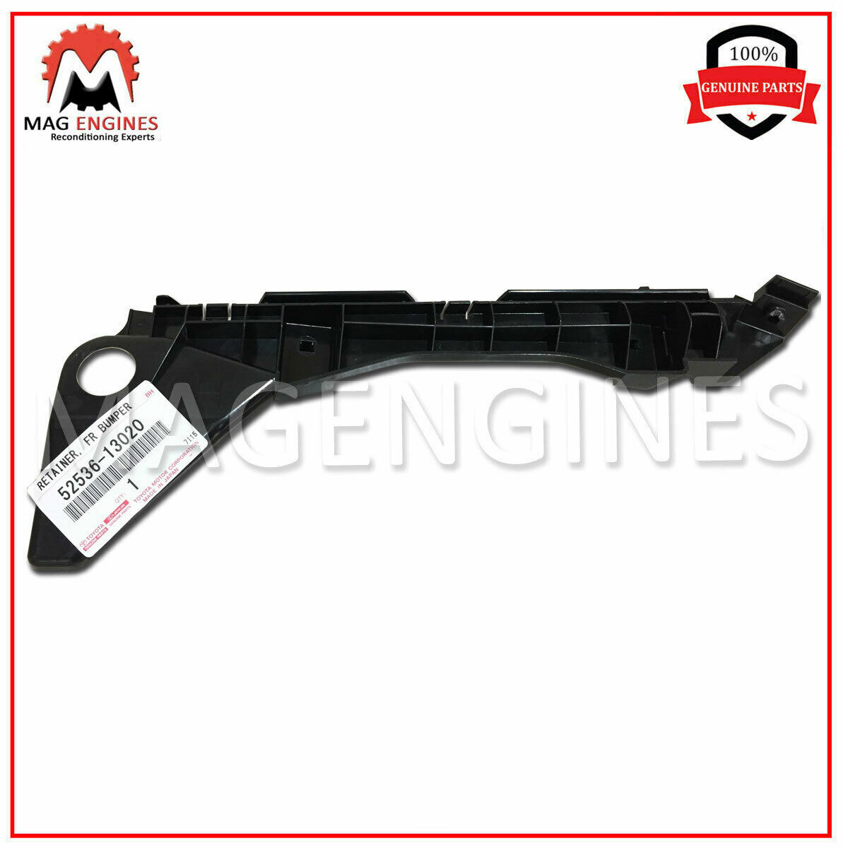 52536-13020 GENUINE OEM RETAINER, FRONT BUMPER SIDE, LH 5253613020 | eBay