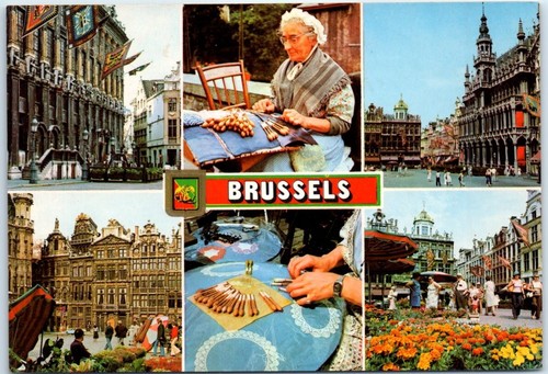 Postcard - Greetings from Brussels, Belgium | eBay