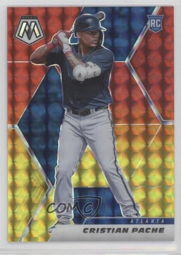 2021 Panini Mosaic Choice Fusion Red & Yellow /64 Cristian Pache #230 ...