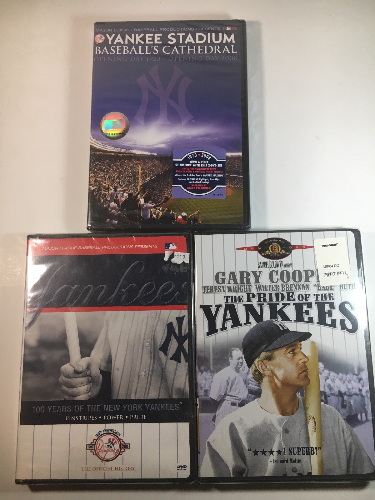 New York Yankees DVD Lot Of 3 New Sealed Free Shipping | eBay