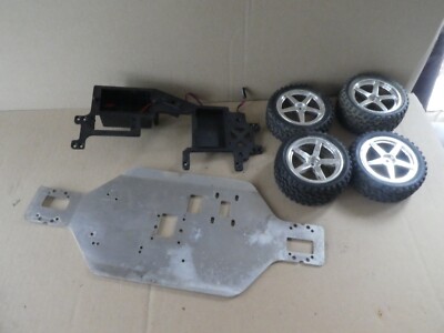 ACME CONDOR ALLOY CHASSIS (USED) SET WHEELS RADIO BOX VINTAGE NITRO ...