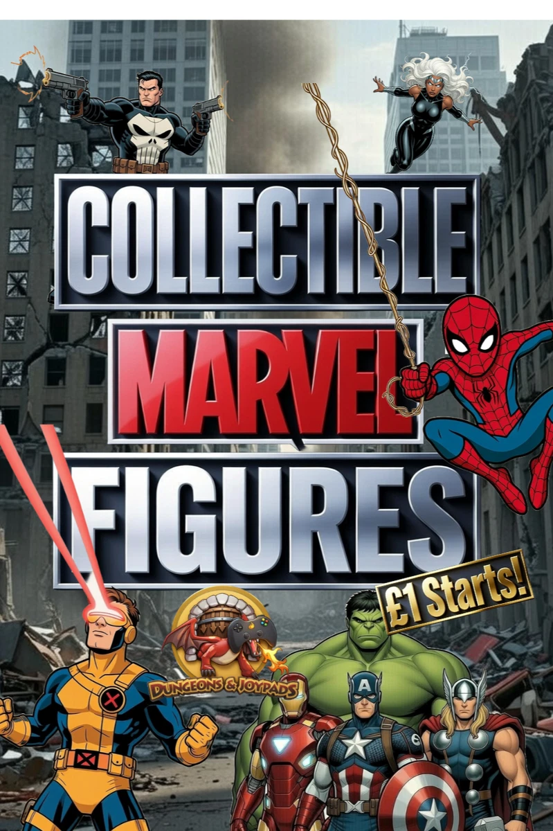 Vintage Collectible Marvel Figures! £1 Starts! All Top Characters ...