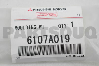 6107A019 Genuine Mitsubishi MOULDING,WINDSHIELD,UPR | eBay