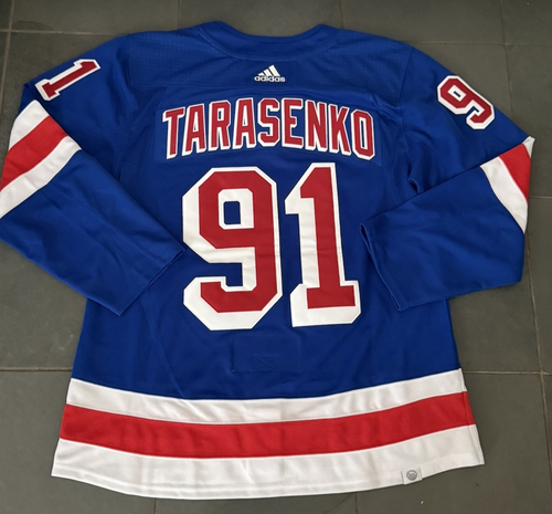 NWOT New York Rangers Tarasenko #91 Authentic Adidas Jersey 52 Fight ...