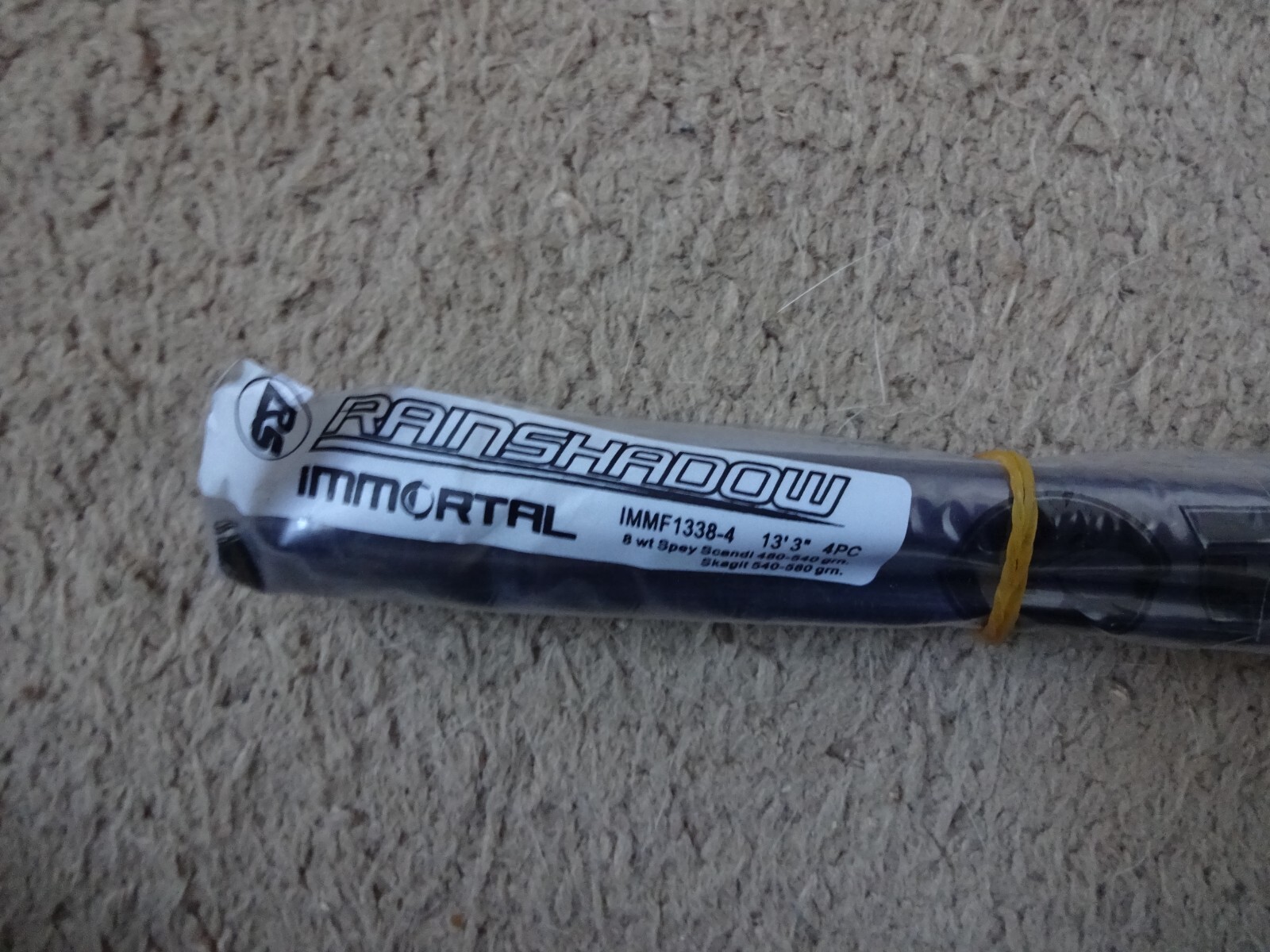 Rod Building Wrapping Rainshadow Immortal IMMF1338-4 Spey blank ...