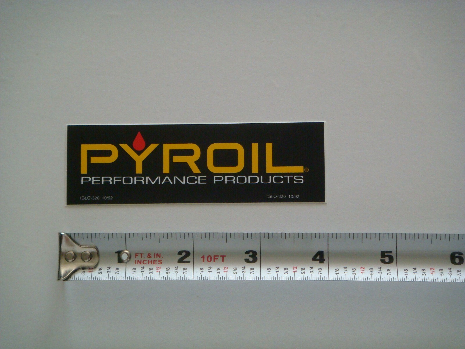 PYROIL Performance Products Sticker Decal | eBay