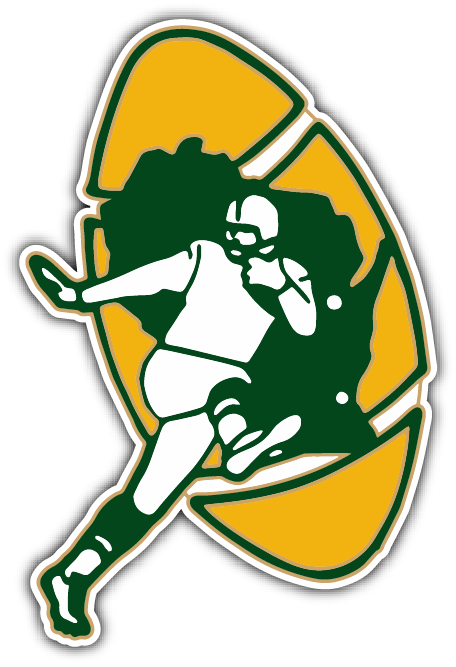 Green Bay Packers NFL Football Helmet Bumper Locker Notebook Sticker ...