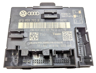 2009-2015 AUDI A6 S6 Q7 - Front Right DOOR / Window Control Module ...