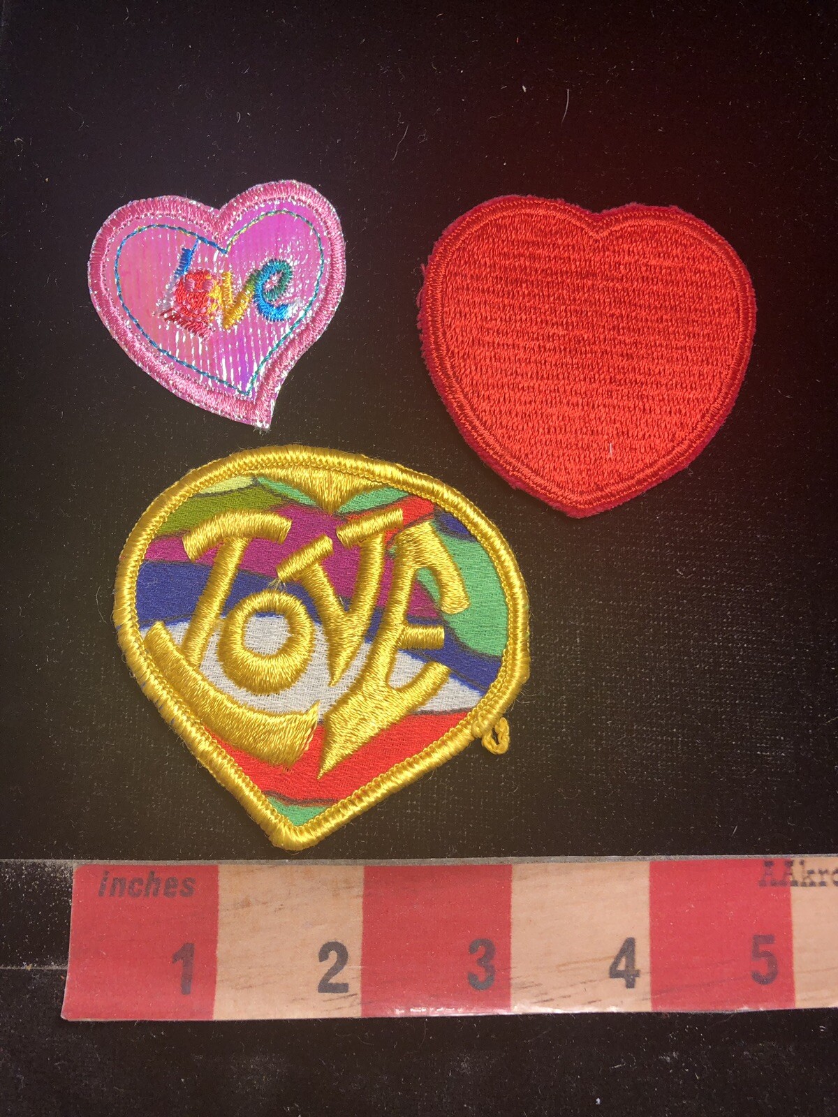 Lot Of 3 LOVE Sweetheart Patches Patch Lot (the Biggest One Is Vintage ...