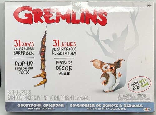 Gremlins 31 pc Advent Countdown Calendar jakks Gizmo Mogwai New Sealed ...