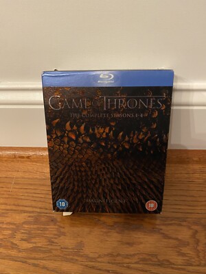 Game of Thrones: Seasons 1-4 (Blu Ray) - *19 Disc Set* (GOT) HBO Region ...