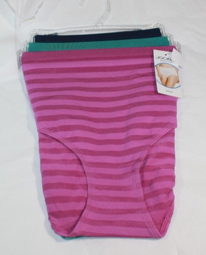 New set of 3 JOCKEY MATTE & SHINE BRIEF Panties 1218 BLUE ORCHID GREEN ...