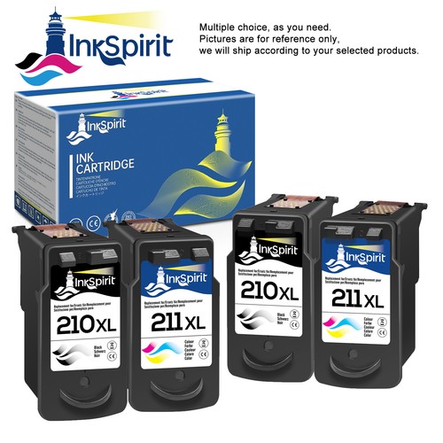 PG-210XL CL-211XL Ink Cartridge for Canon 210 211 PIXMA MP280 MP480 ...