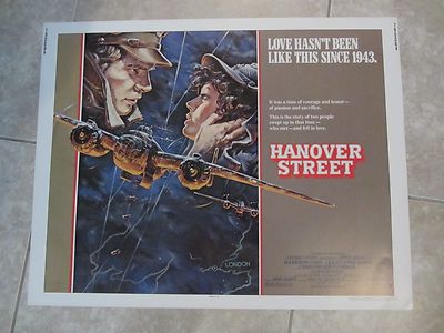 HANOVER STREET movie poster - original - HARRISON FORD, LESLEY ANNE ...